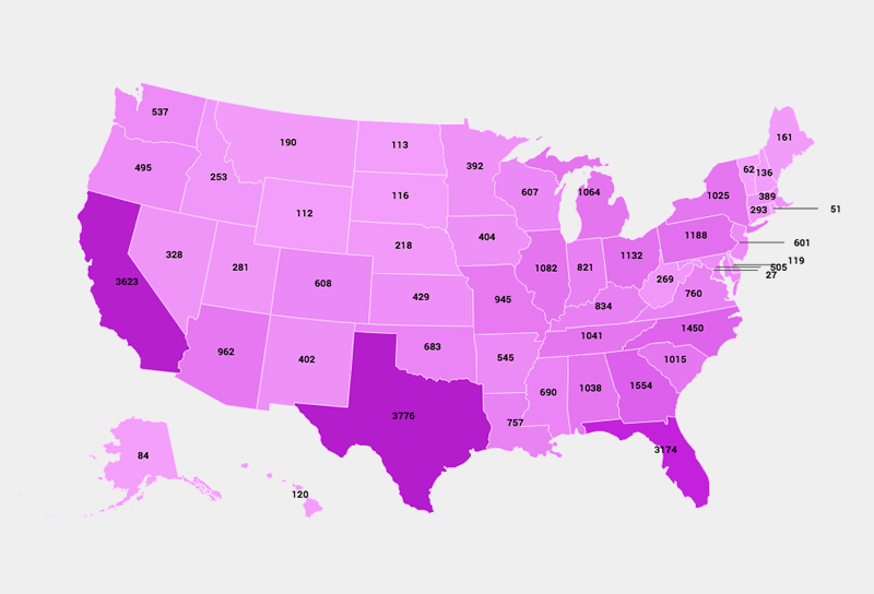 2017 Fatal Crashes in the U.S.A. [Interactive Map] - Safer America