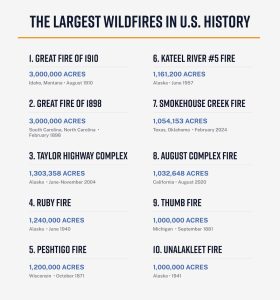 What Was The Largest Wildfire in U.S. History? - Safer America